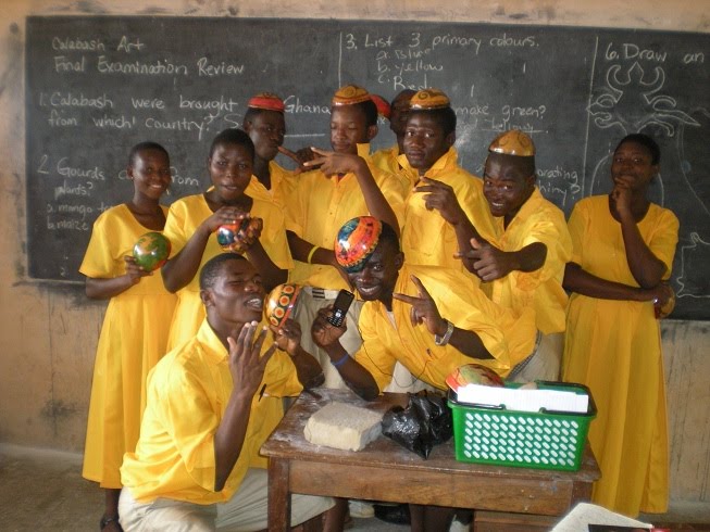 Joy in Ghana: calabash art