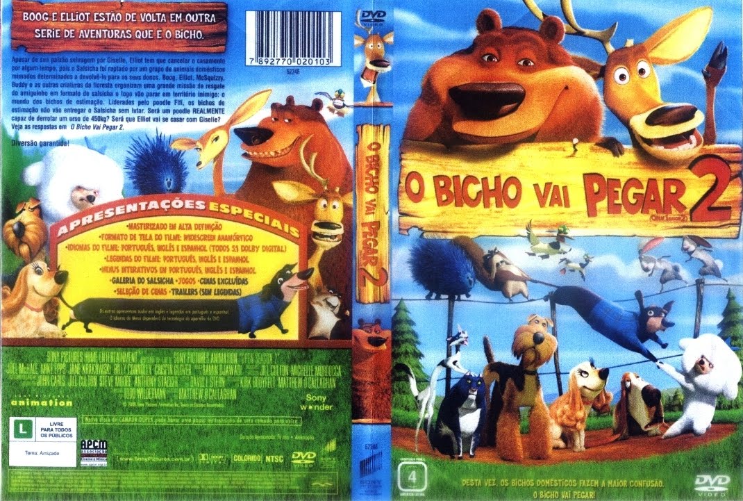 Gatomia capa dvd cover: O Bicho Vai Pegar 2