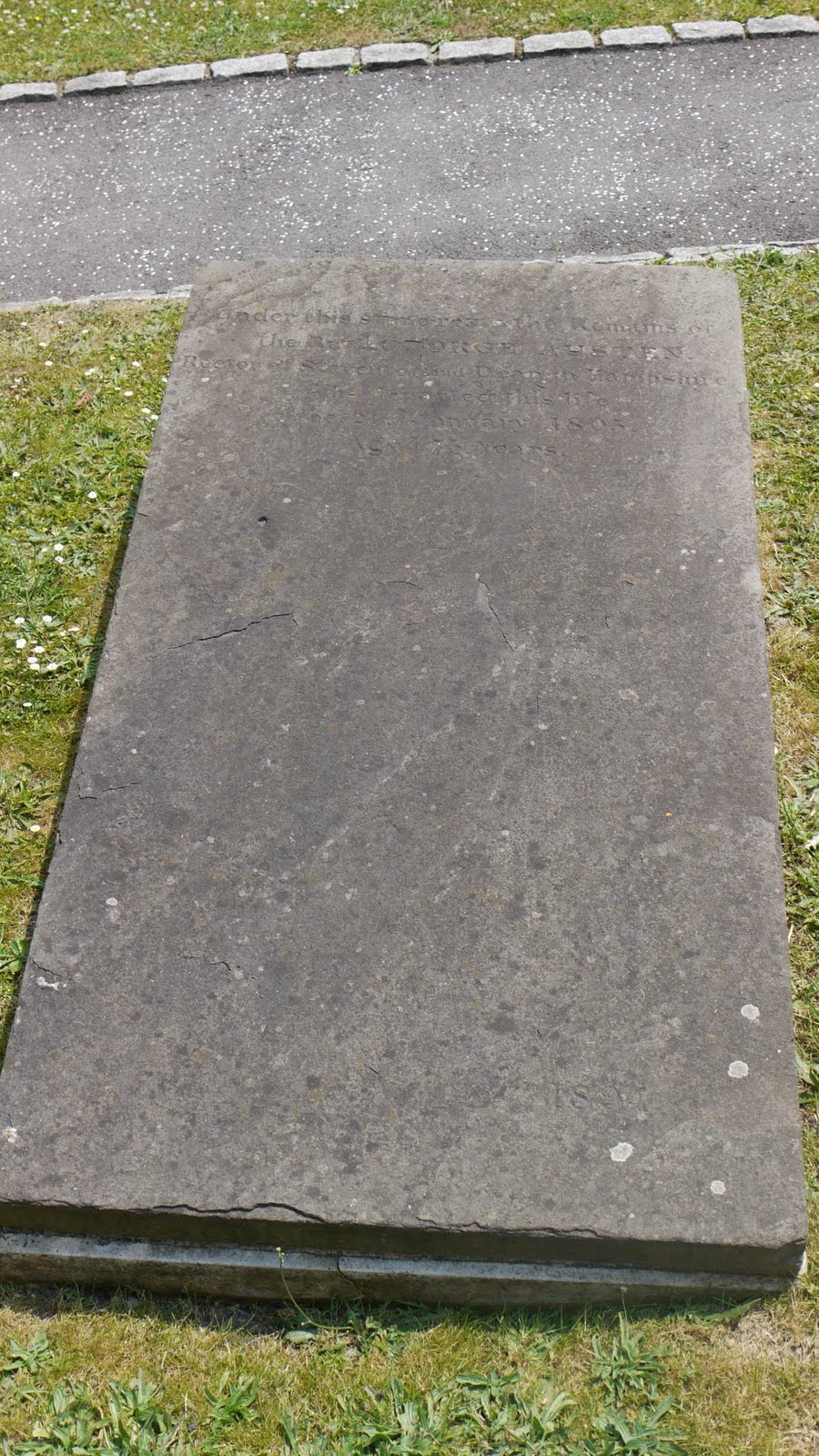 Reverend George Austen's Grave - Britain All Over Travel Guide