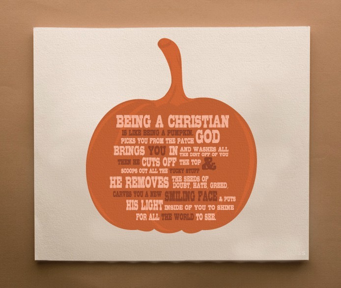 Being a Christian Pumpkin | The Vicar's Wife