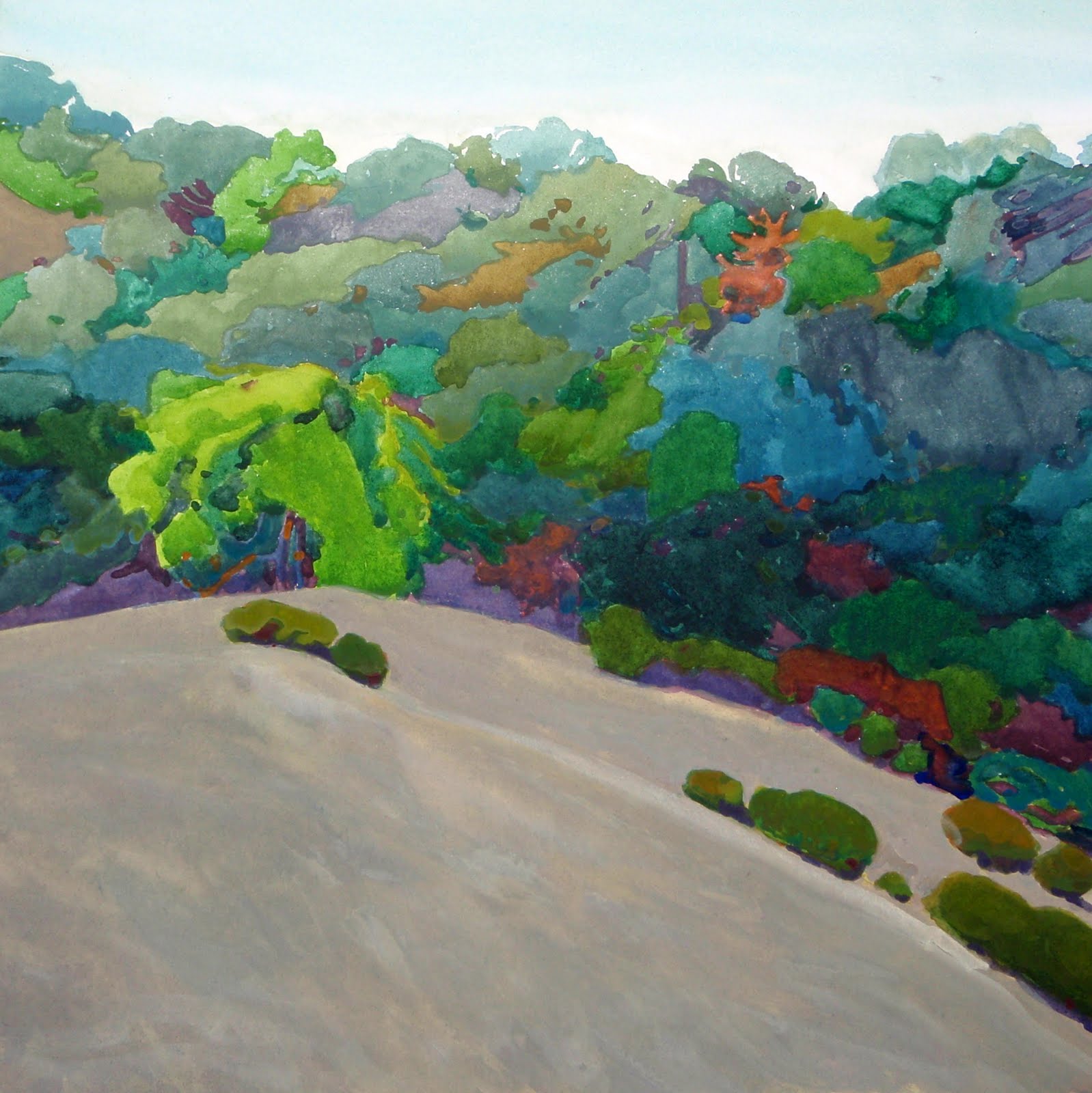 robin purcell california watercolors in the plein air tradition: Two ...