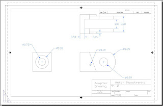 Anton's Blog?: Auto CAD Adapter Drawing