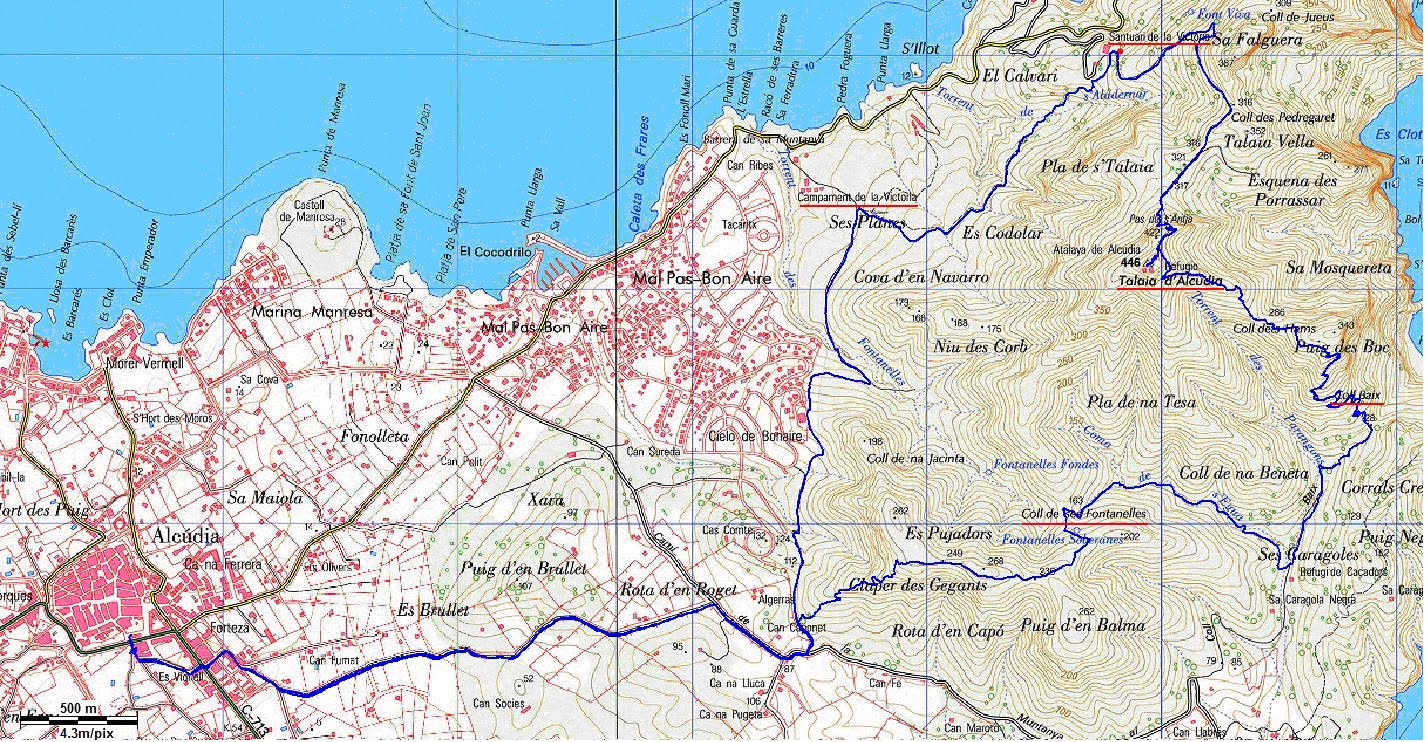 SA MILANA - ALARÓ: ENTRENO CURSA SA TALAIA DISSABTE 29.02.10