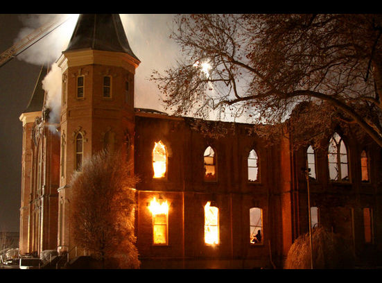 The Frosted Gardner: The Provo Tabernacle Fire