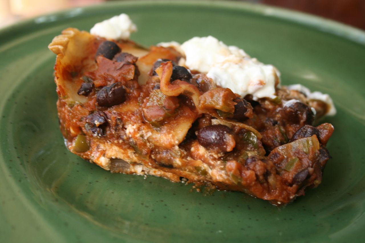 Recipe Shoebox: Vegetarian Black Bean Lasagna