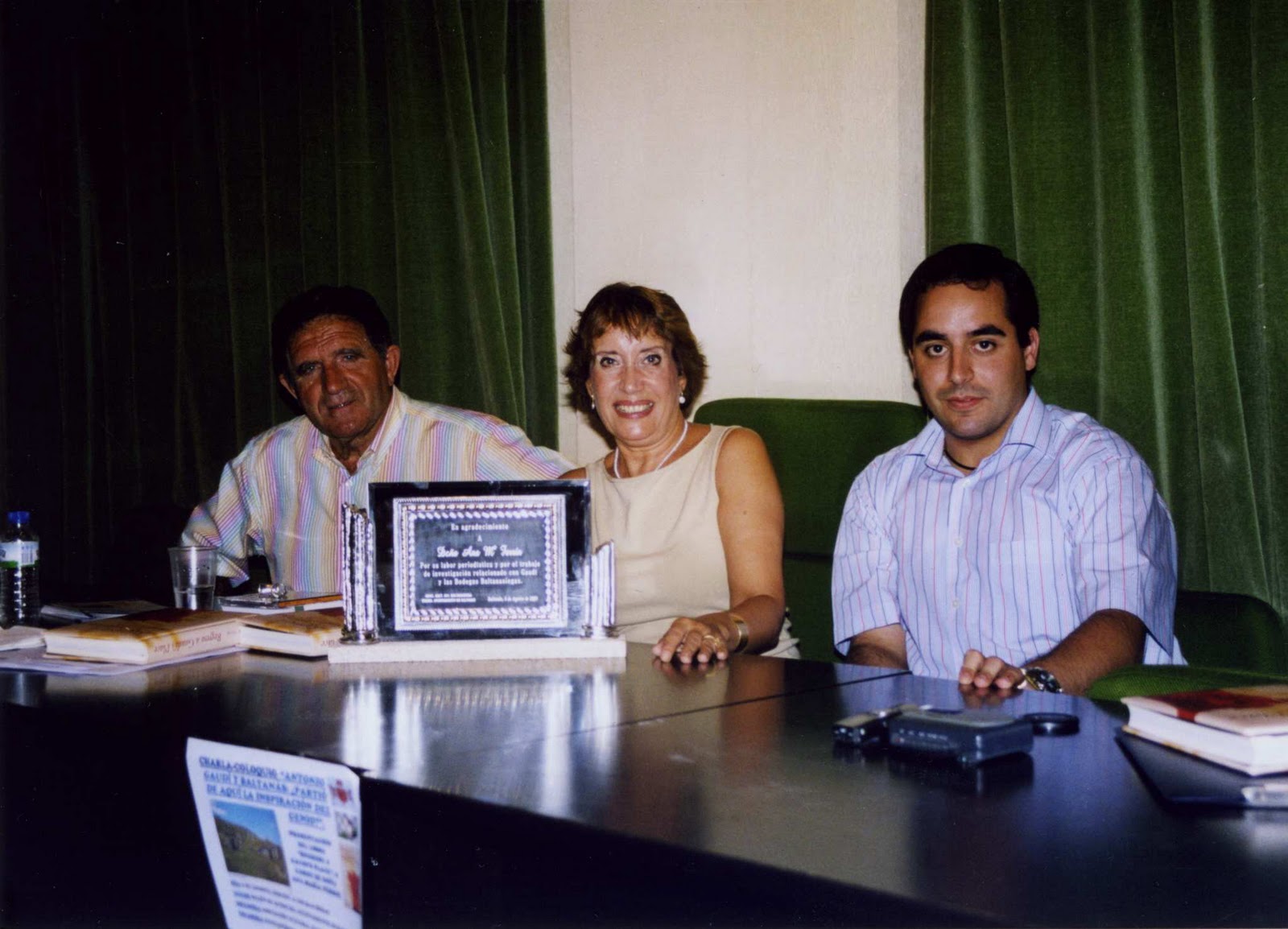 GAUDÍ Y MÁS... por Ana Mª Ferrin: BALTANÁS. CONFERENCIA SOBRE ANTONIO GAUDÍ