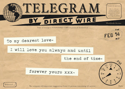 Paulo Viveiros: Vintage Telegram Style Cards