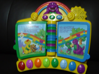 CHILD'S HEAVEN ONLINE STORE: Barney nursery rhymes talking book