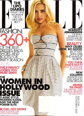 Just Gossipin': Scarlett Johansson Elle Magazine November