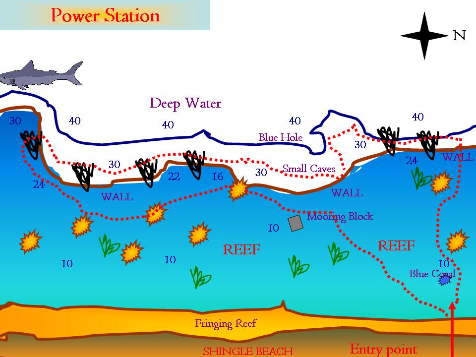 The Travelling Divemaster: Aqaba Dive Site Maps