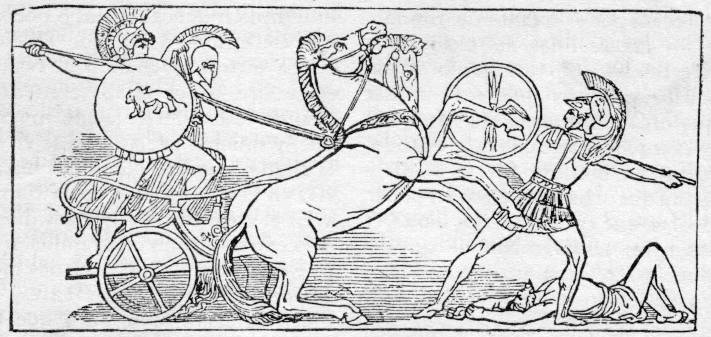 BOSQUEJOS: LA ILIADA (Canto XXII - Muerte de Héctor)