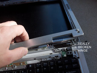 Dell Laptop Hinge Repair: Repairing a Dell XPS M140 Broken Screen Hinge