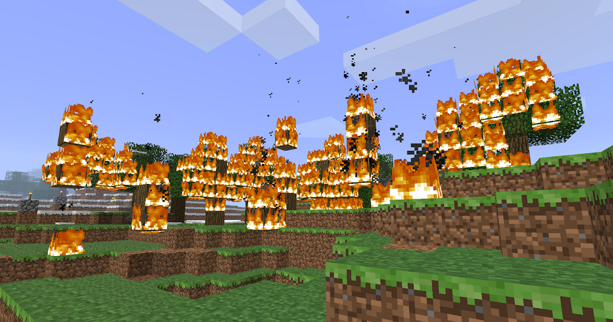 Ickabod's Adventures in Gaming: Minecraft - FIRE!!!