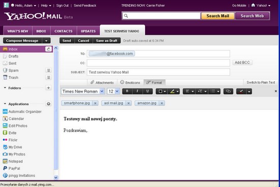 Cyfropolis: Nowe Yahoo Mail - poczta warta uwagi