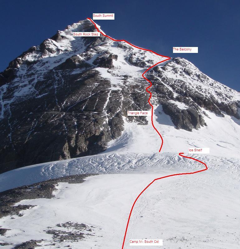 Land Target: Mount Everest Summit, South Col Route 21 May 2008