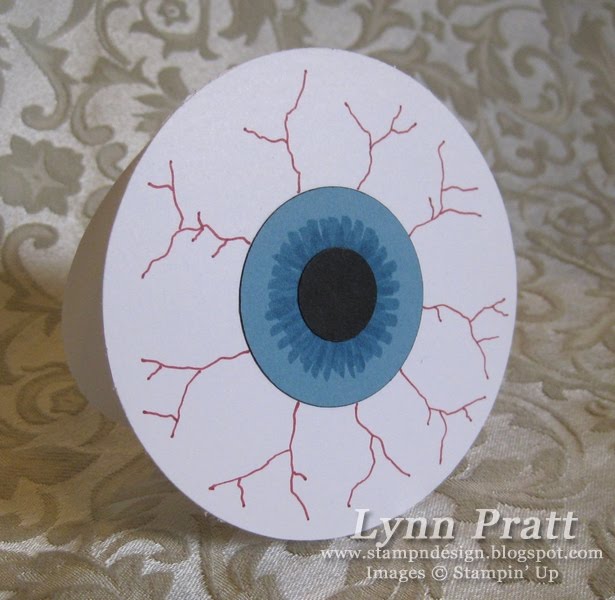 Stamp-n-Design: Halloween Spooky Eyeball Invite