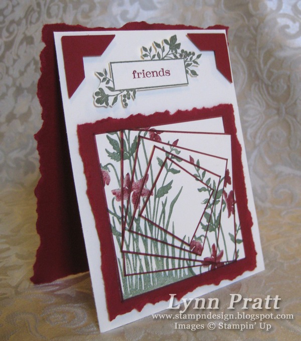 Stamp-n-Design: Just Believe Twisted Pyramid Card
