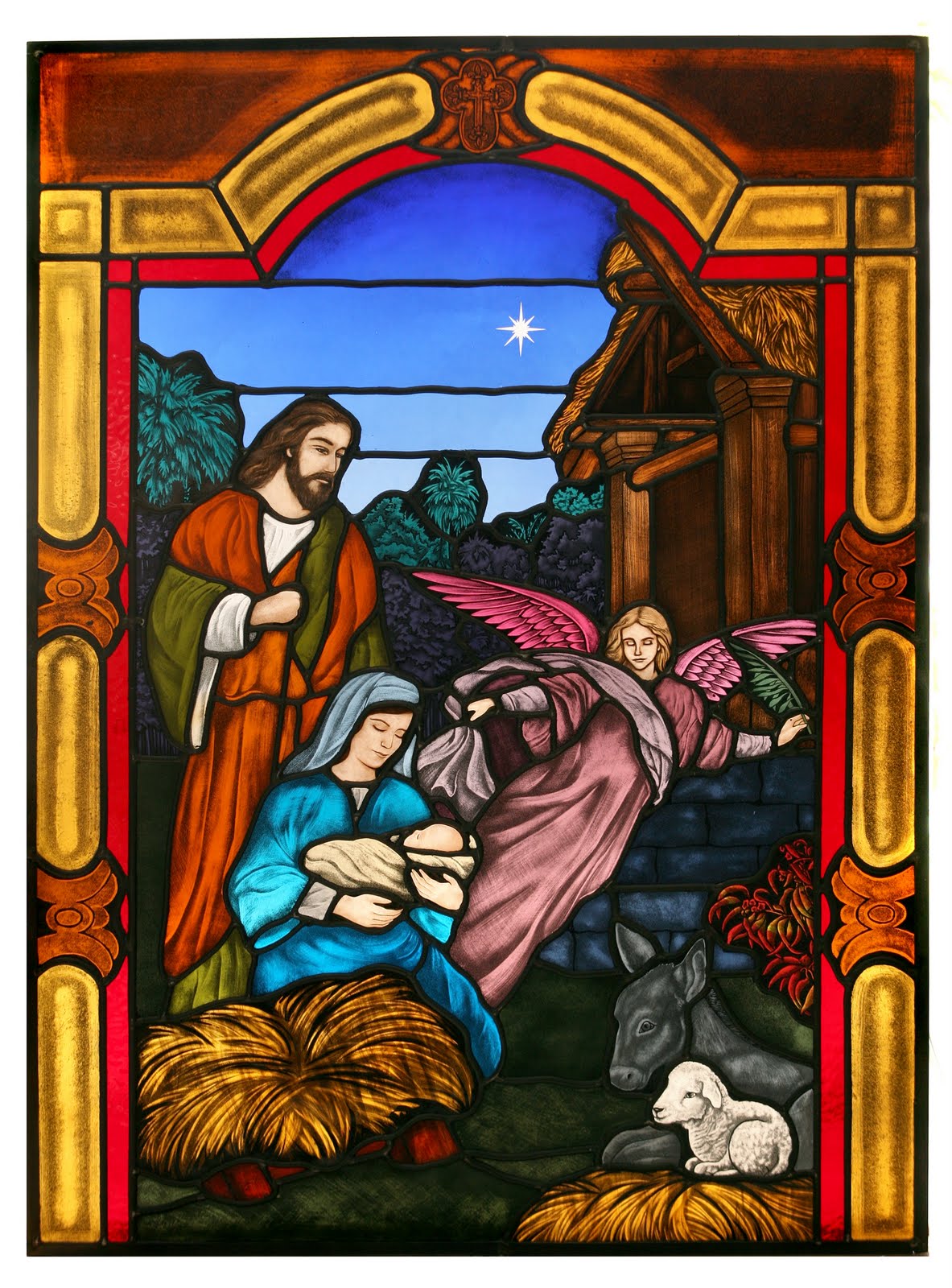 McMow Daily Times: Nativity Window for St. Therese