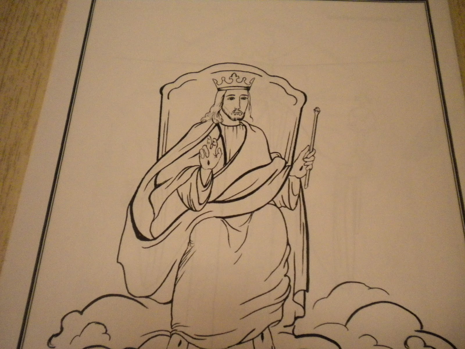 Familia Católica: Páginas para Colorear de Cristo Rey