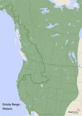 NATURA: GRIZZLY BEAR: HISTORIC RANGE