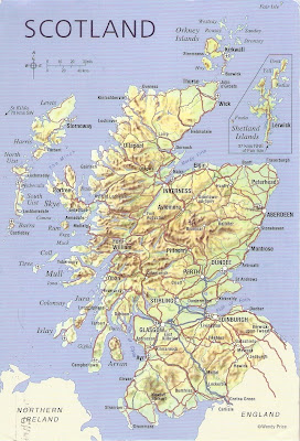 Postcard A La Carte 2: United Kingdom - Map Postcards