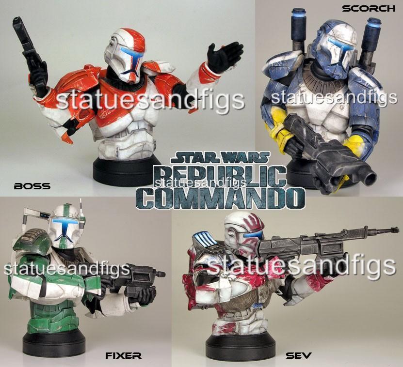 Star Wars Miniatures: Buste Clone commando Fixer