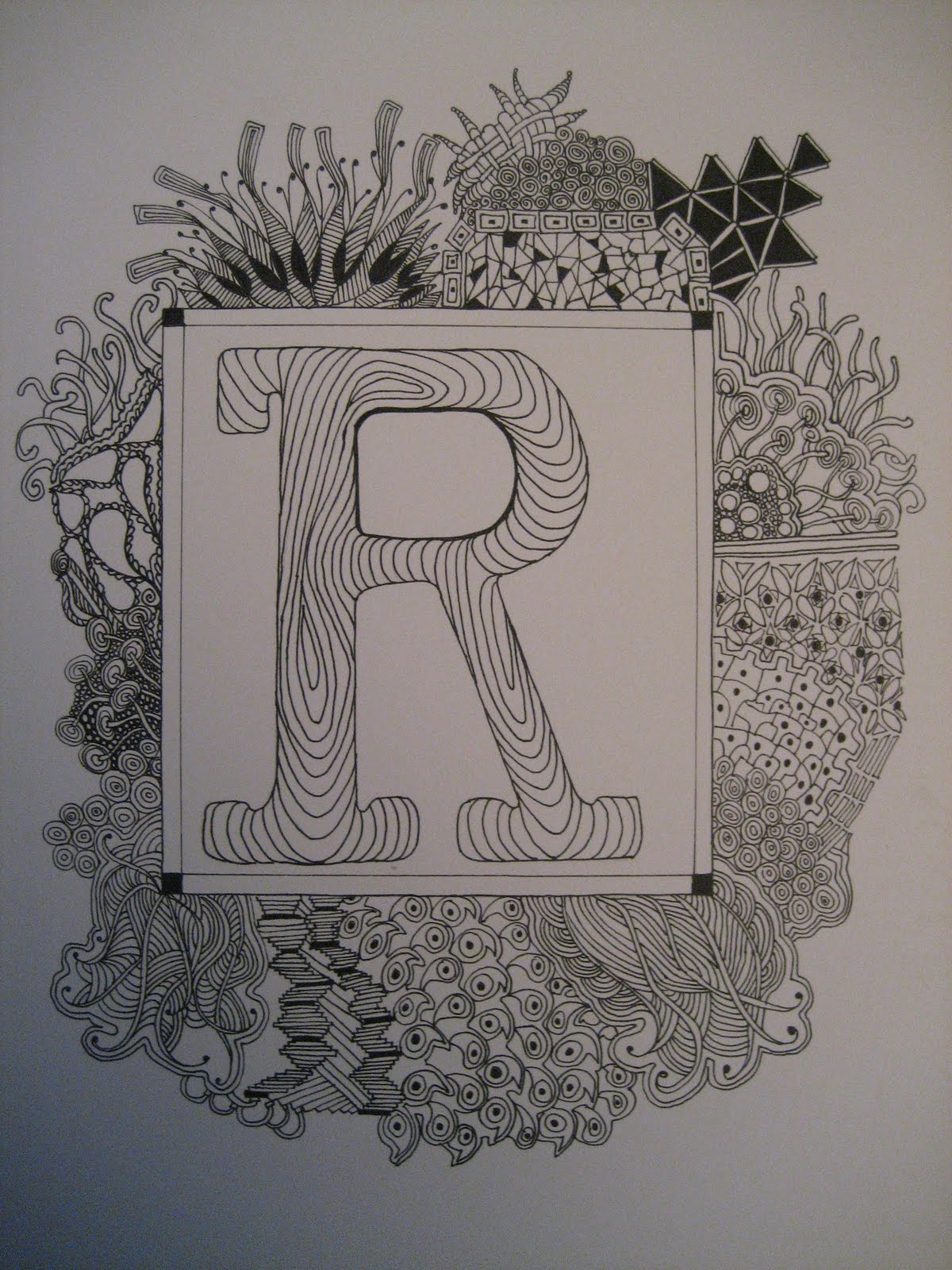 Marthann's Musings: Zentangle R.......