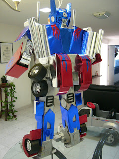 Blog PIÑATAS FOSMASTER: Piñata Optimus Prime 1.0