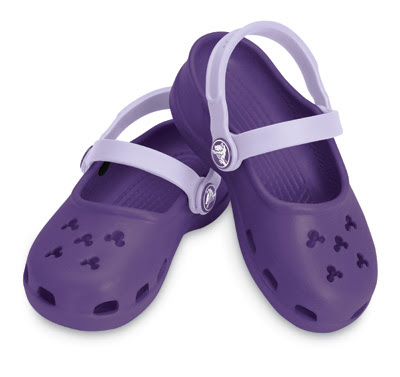 Angel-Crocs: Crocs Disney Girl Minie Janes Purple