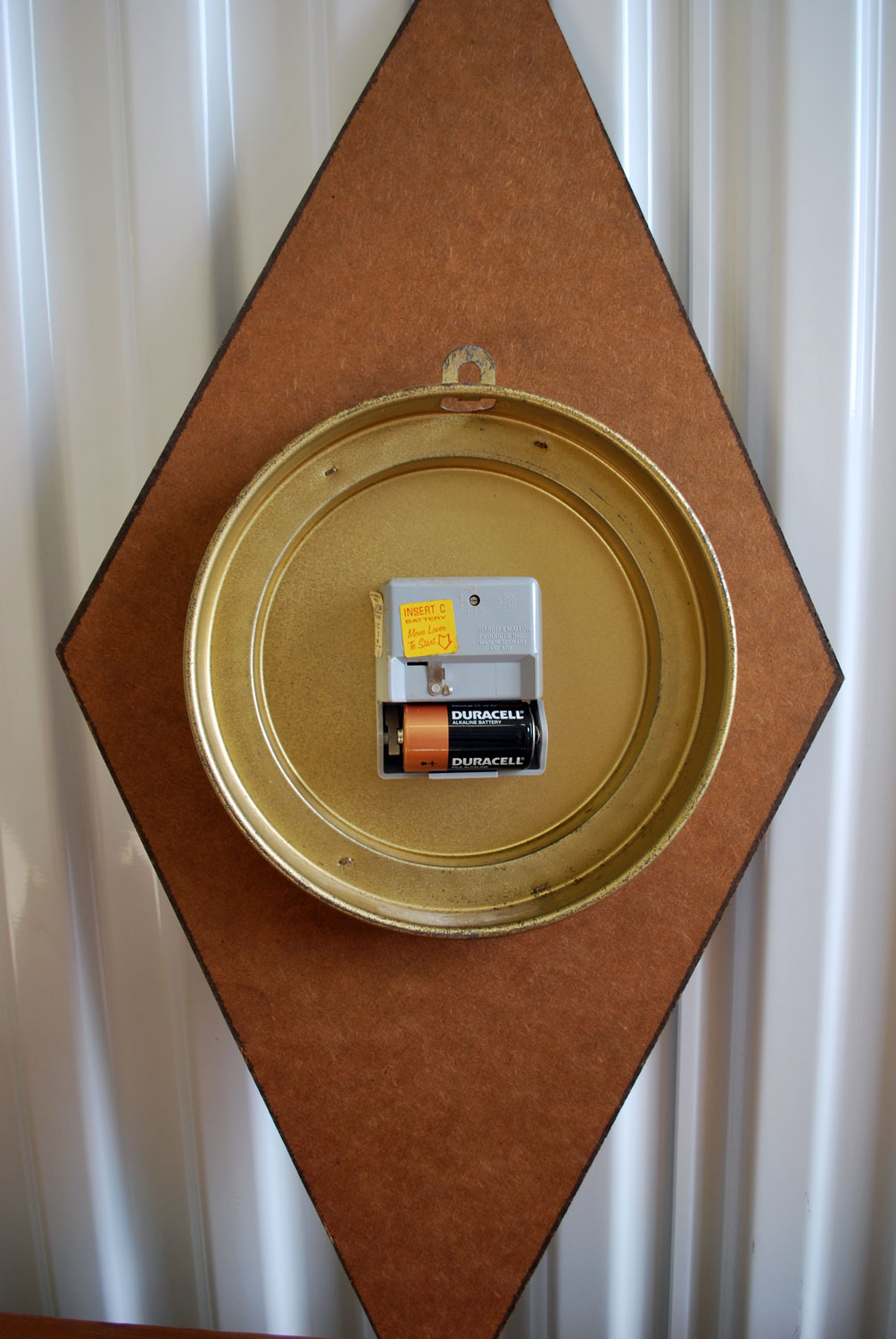 junk2funk: Mid-Century Modern Diamond Wall Clock by Verichron George ...