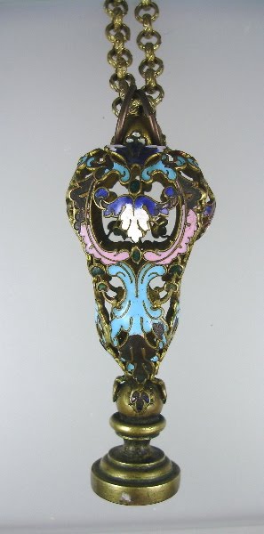 FRENCHatHEART: History of Antique FRENCH CHAMPLEVE Enamel and WAX SEAL