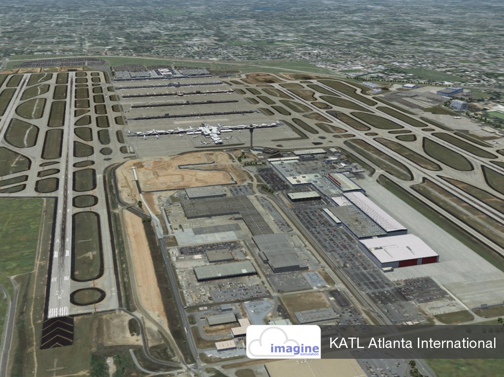 Hangar do Zé: ImagineSim - KATL Atlanta Intl
