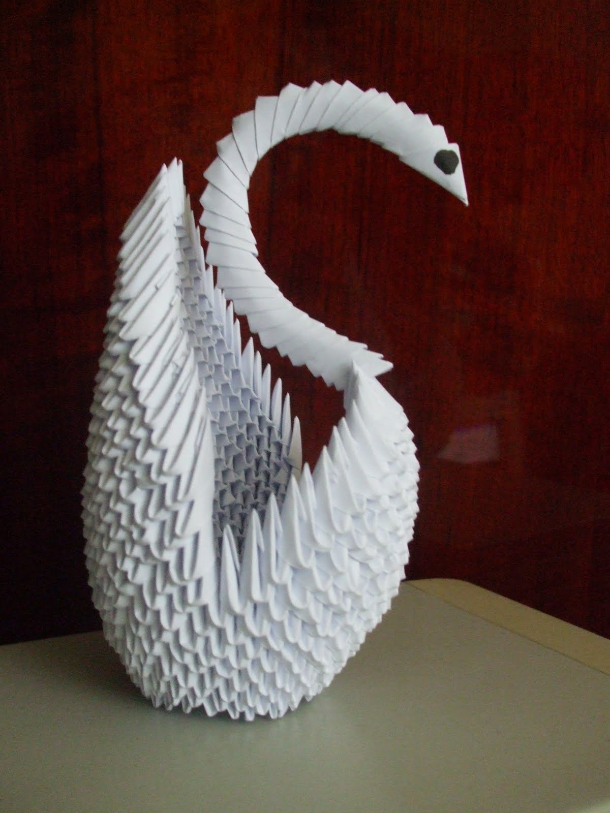 NEWwordNEWpeople: lebada din hartie.origami.http://www.aukro.ro ...