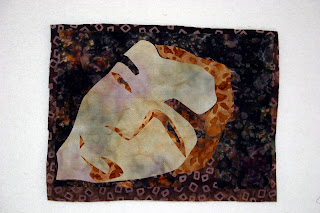 Nancy Cluts Art Quilts: Day 15: Fabric portraits made easy