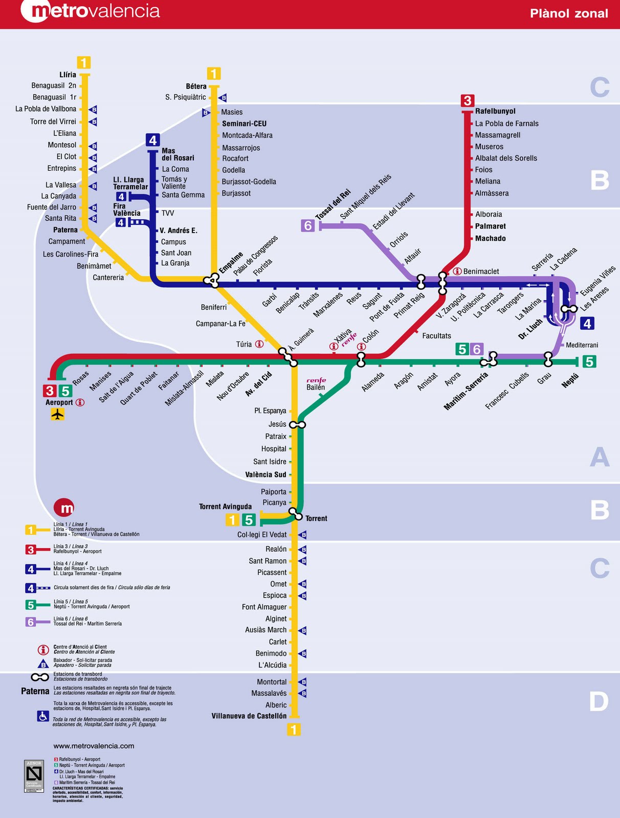 USUARIOS DE METROVALENCIA: TARIFAS DE METROVALENCIA