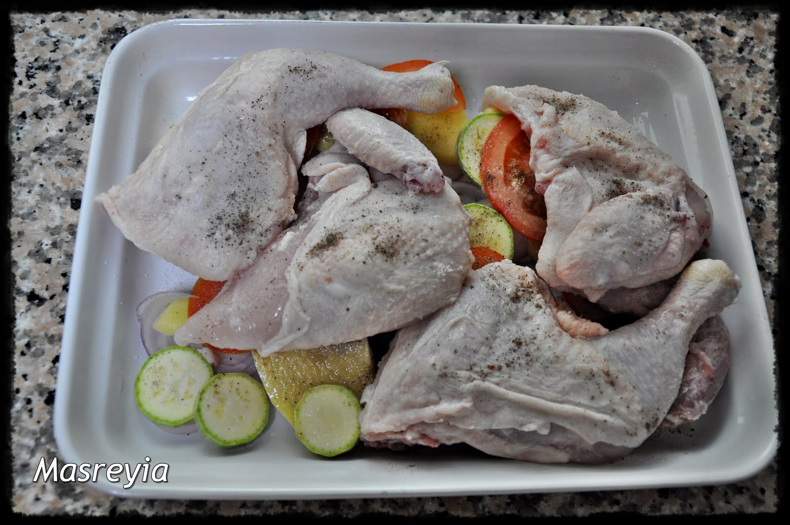 Bandeja de pollo al horno con guarnición | No soy experta en cocina