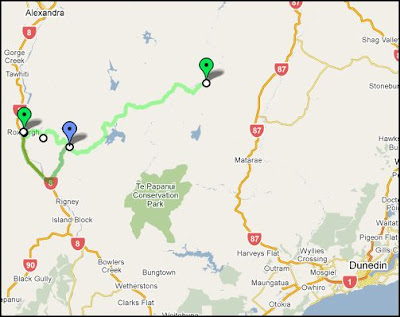 New Zealand Motorcycle Rides: Roxburgh to Paerau via Lake Onslow