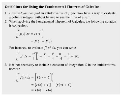 RHS AP Calc BC 2010-11: The Fundamental Theorem of Calculus
