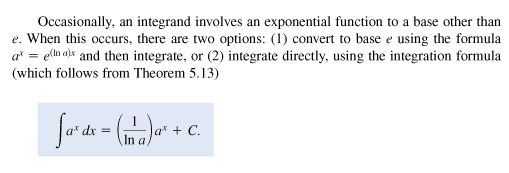RHS AP Calc BC 2010-11: Integral Formulas Involving Exponentials ...