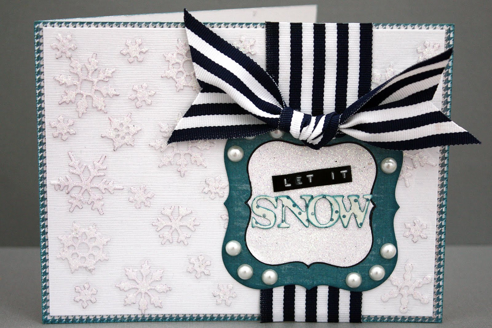 Let It Snow Card - Cheery Lynn Designs Inspiration Blog