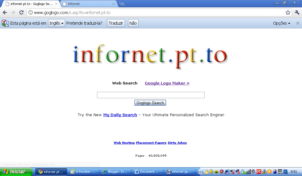 Colocar o navegador com o seu nome ~ Infornet