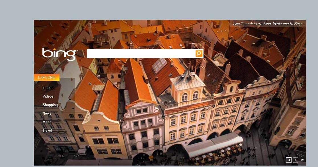 Computer Experience: Welcome to Bing, live search engine