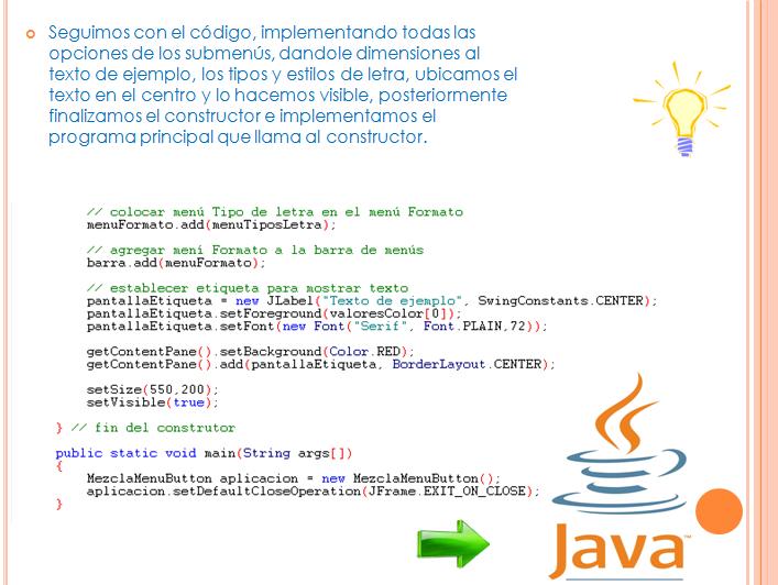 Tutorías de Java: JRadioButton y JMenu TUTORIAL