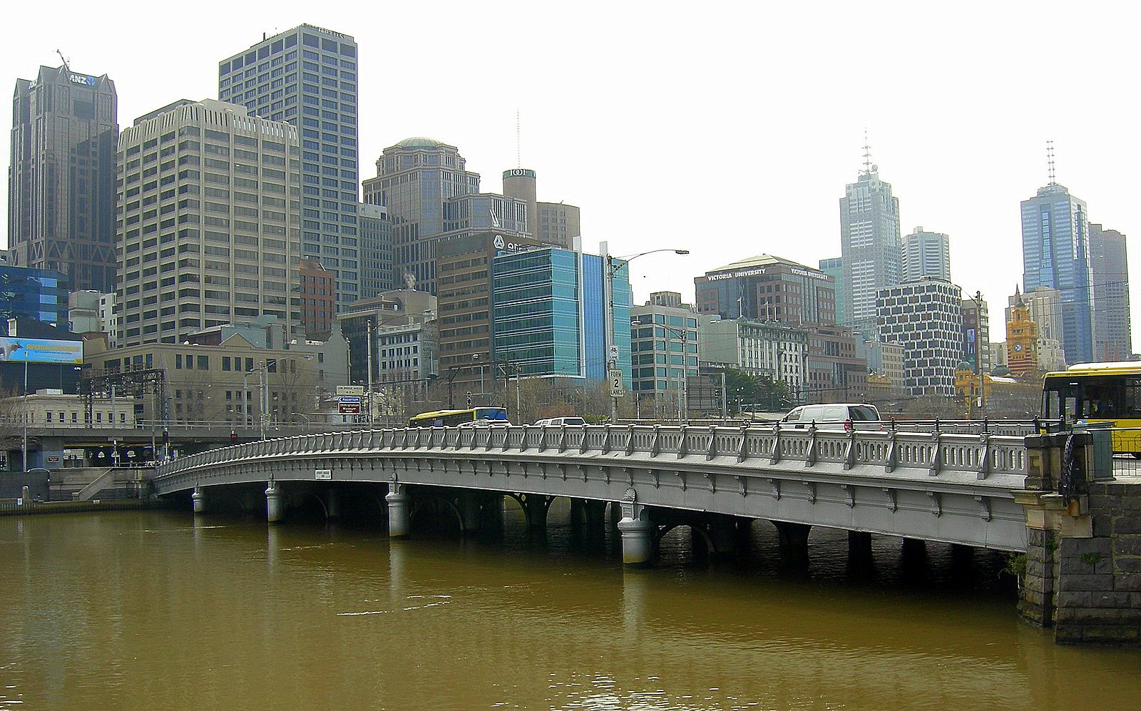 Melbourne Daily Photo: Queens Bridge...and... Harry Houdini