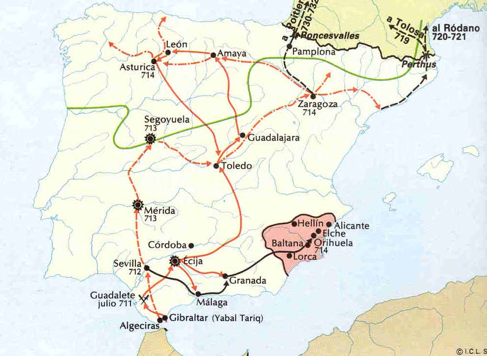 A SOLAS CON CLIO: Al-Andalus a través de sus mapas