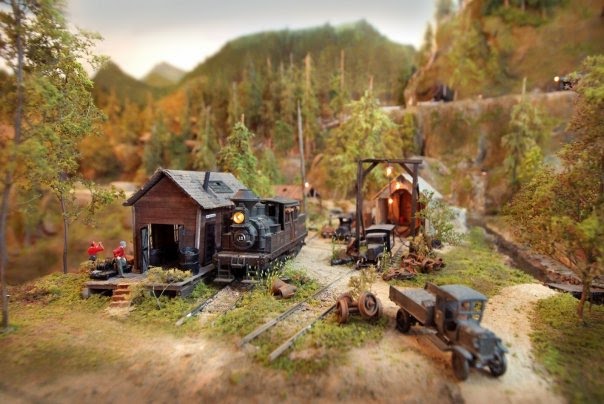 Elk River Railroad: Home Train Layout