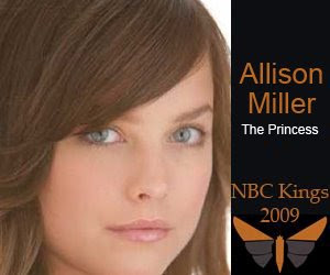 Allison Miller of NBC Series KINGS