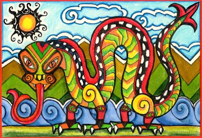 The Daily Art of LemurKat: The Taniwha