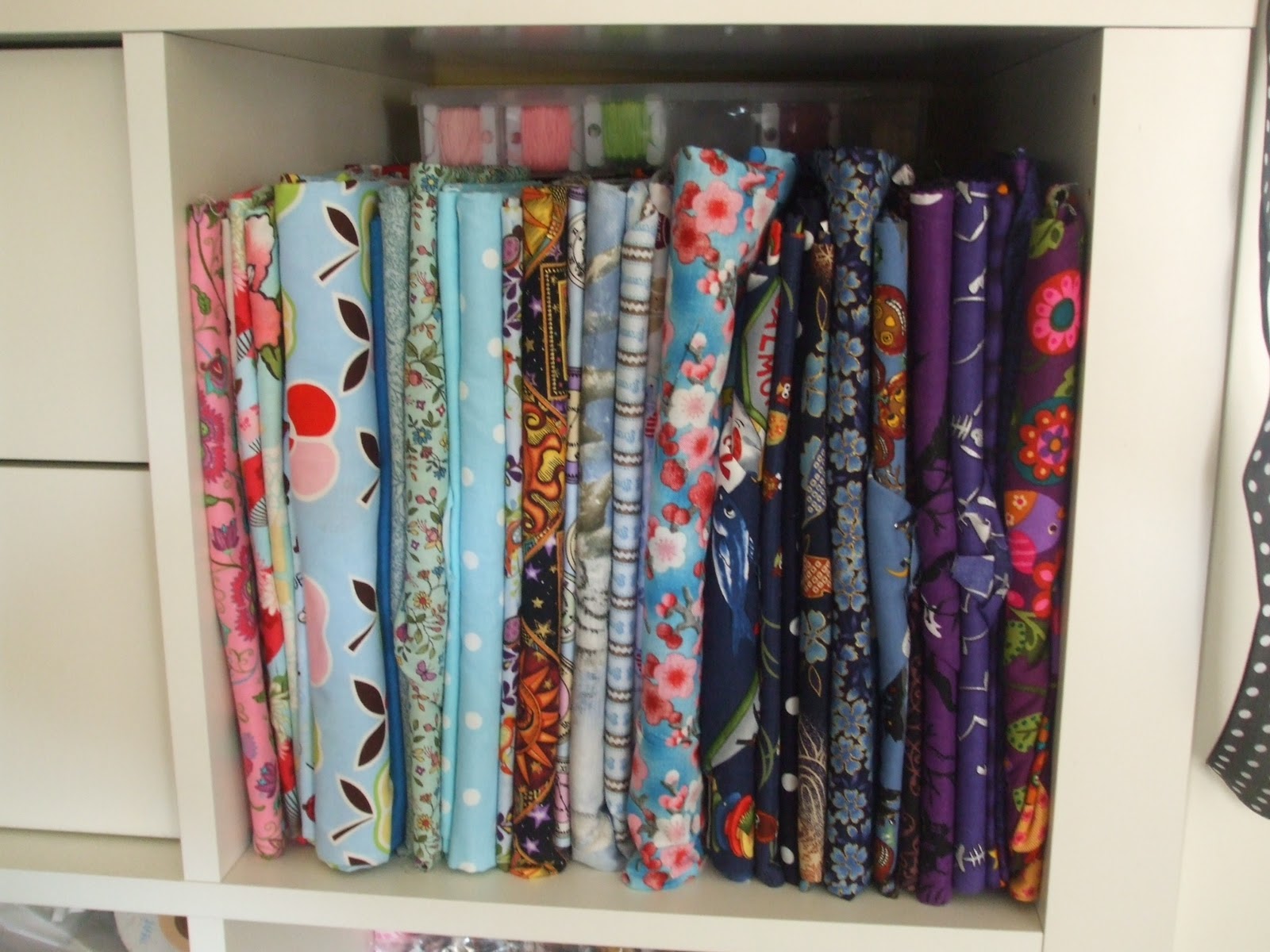 Wonderfully awkward: How to turn your fabric stash into a fabric library!