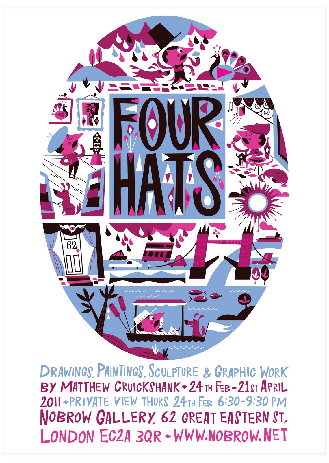 Ye Crooked Leg: Four Hats